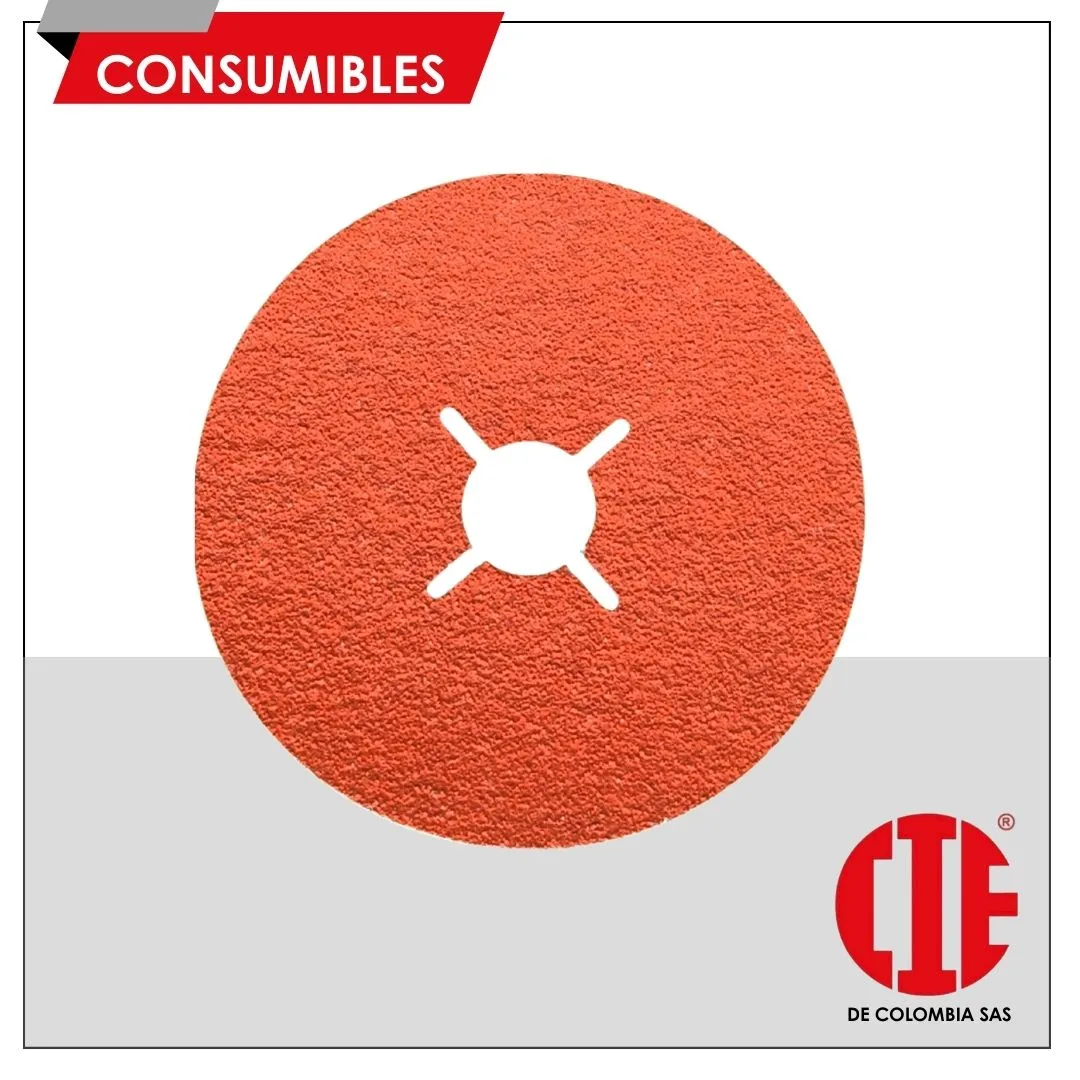 Fibrodisco Cerámico de 4 1/2" grano 60 - CIE Compra en Linea
