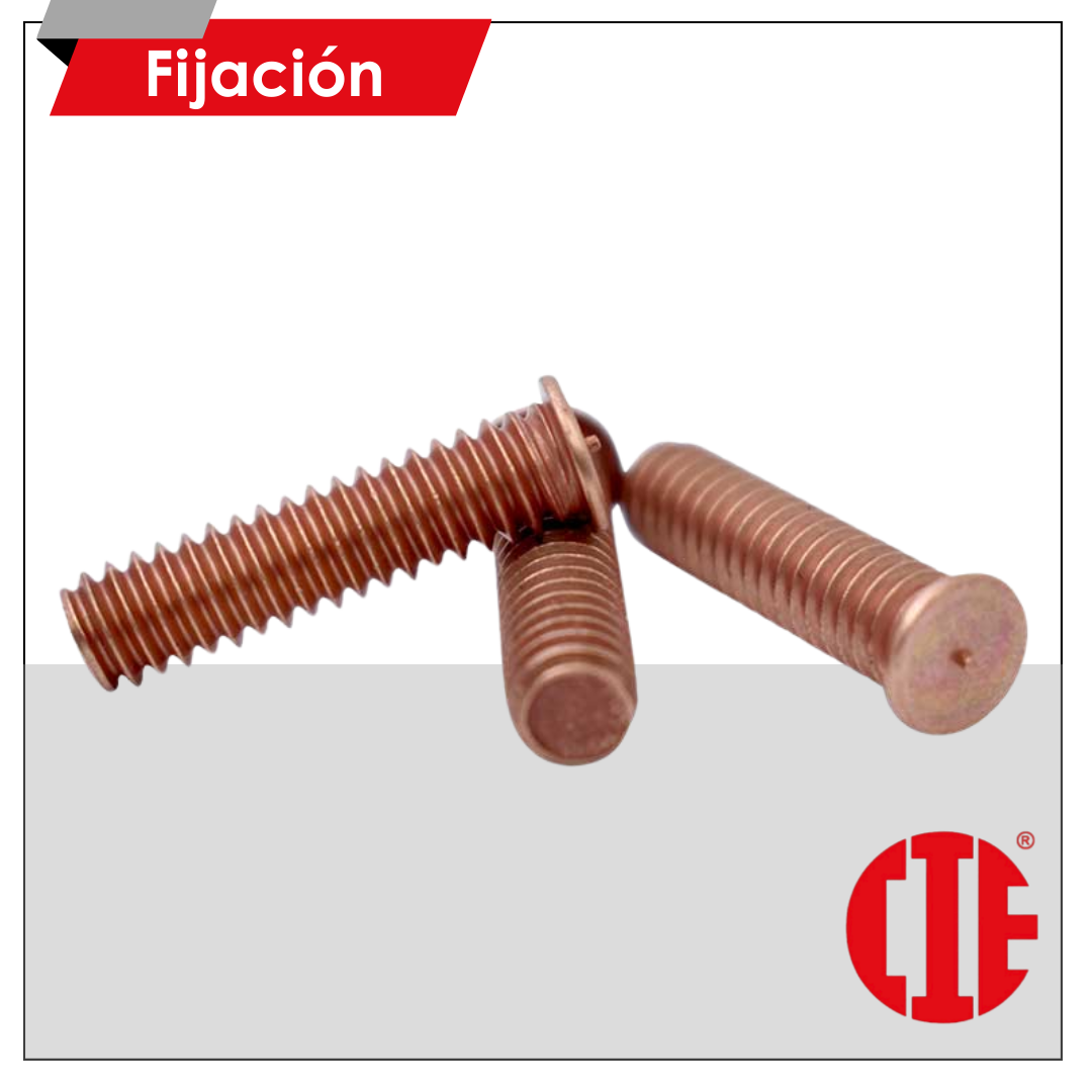 PERNOS SOLDABLES EN ACERO COBRIZADO - CIE Compra en Linea
